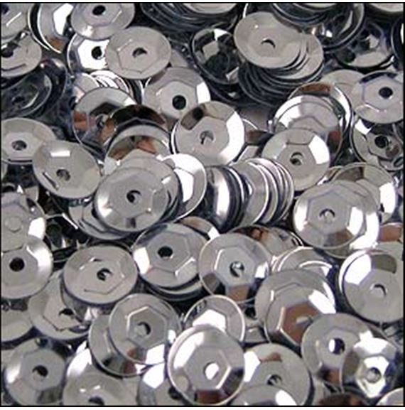 Lösa paljetter i påse 4-10 mm Silver - AG:s Textil