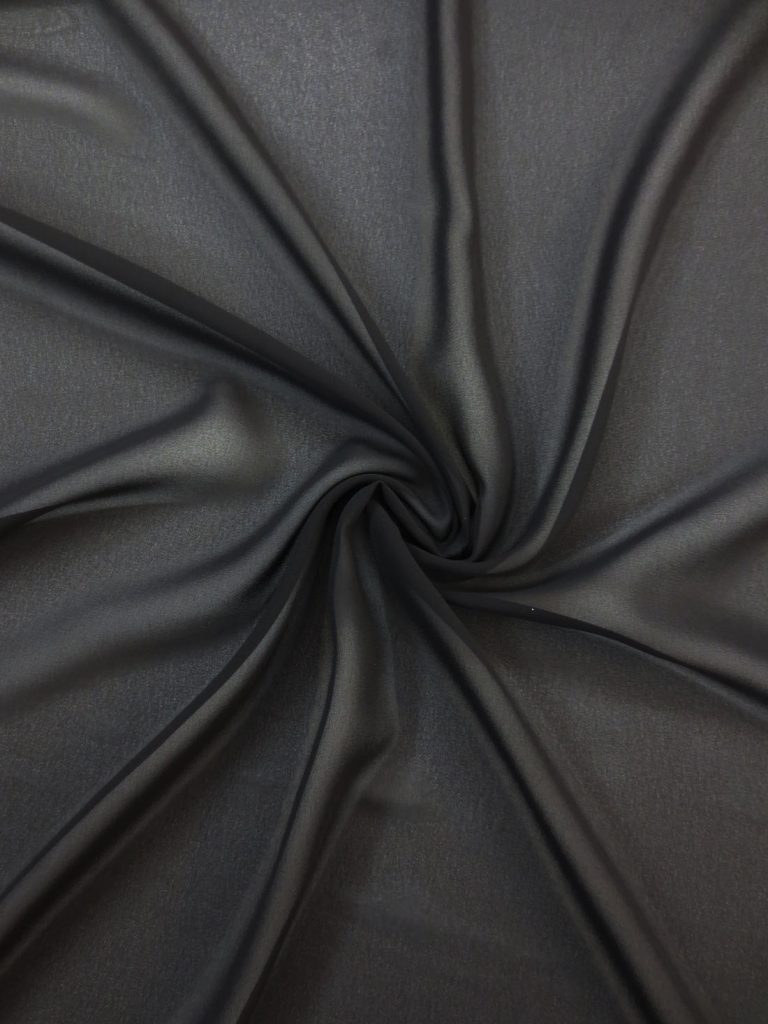 Chiffong Svart crepe - AG:s Textil