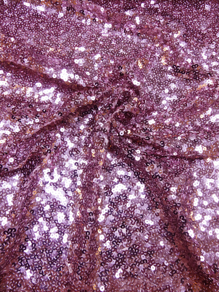 Paljettyg Ga.rosa med 5 mm stora paljetter - AG:s Textil